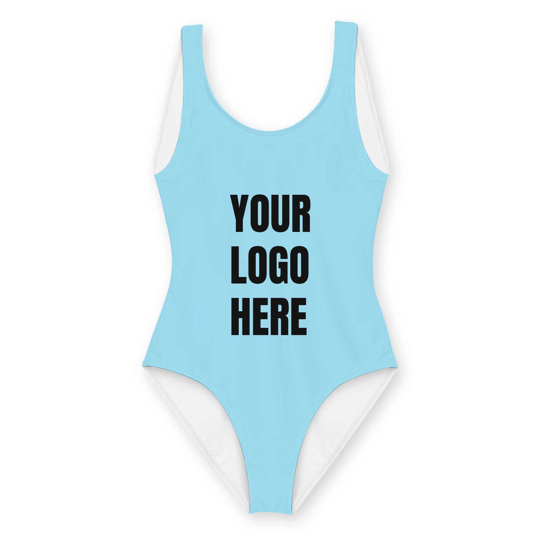 Logo Swimsuit Custom Front & Back - Custom Swimming Costume