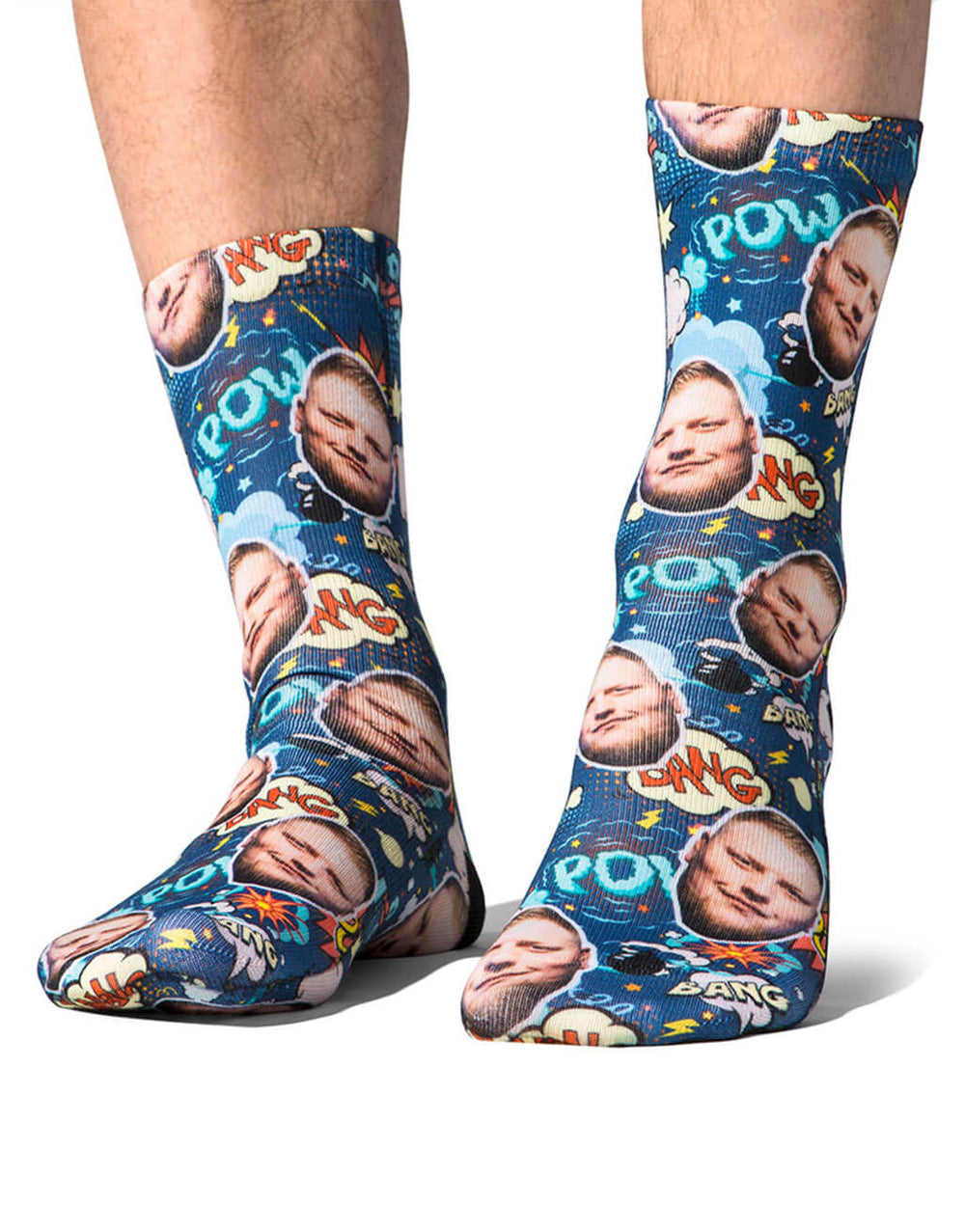 Comic Socks - Personalized Cartoon Socks