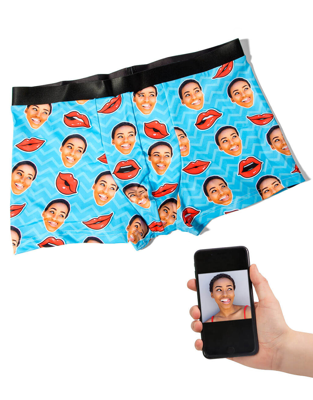 Comic Lips Custom Boxers - Personalized Boxers