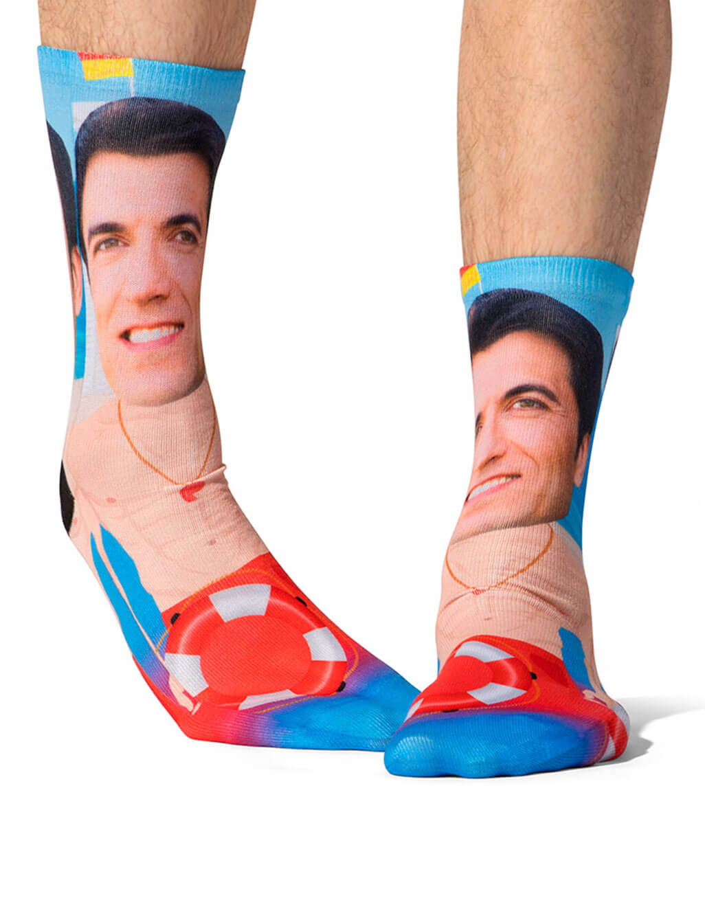 Lifeguard Man Socks - Personalized People Socks