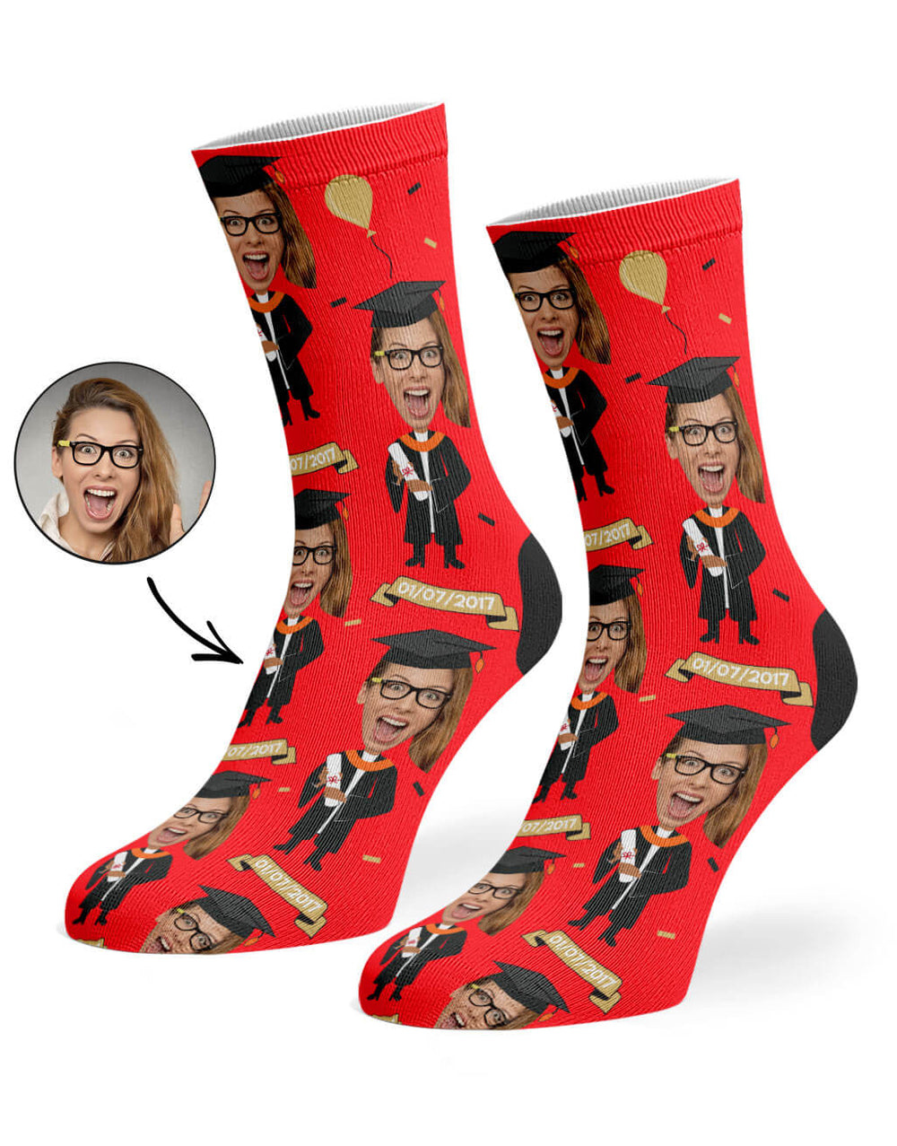 Graduation Socks - Personalized Graduation Socks